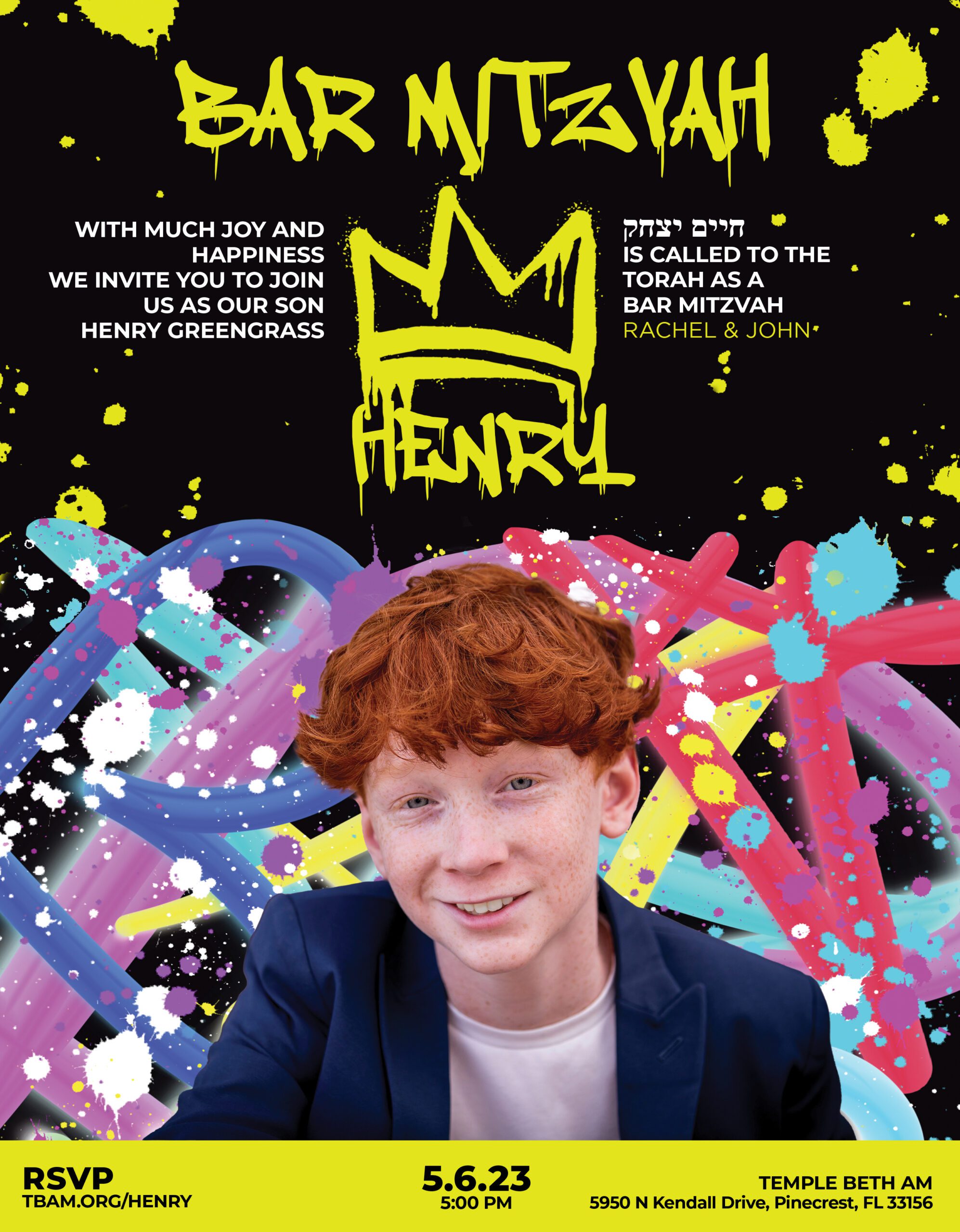 Bar Mitzvah of Henry Greengrass | Temple Beth Am